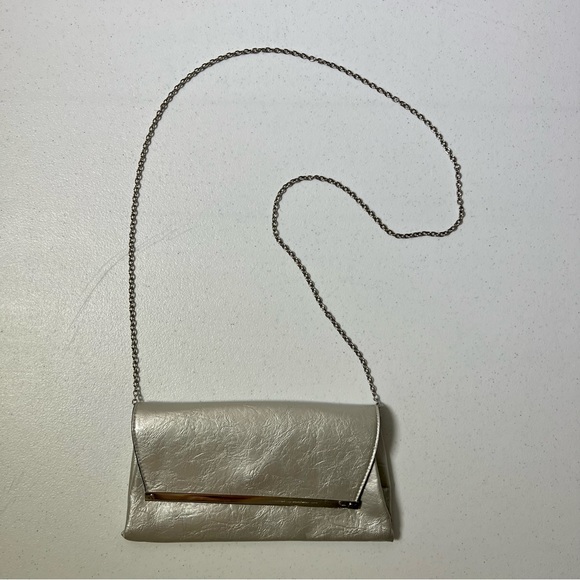 Target | Bags | Target Limited Edition Silver Metallic Faux Leather ...